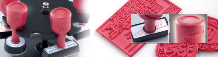 Index Stamp (Red Rubber)
