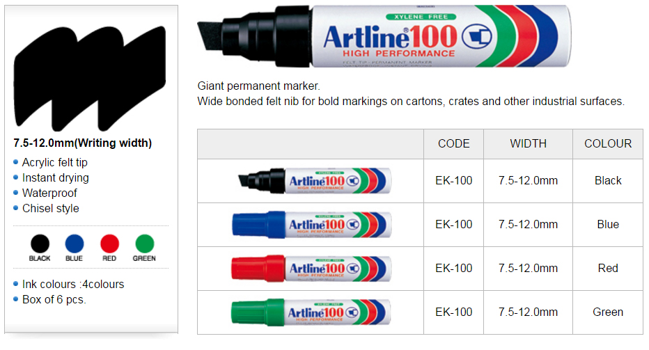 Artline Redacting Marker at Greg Booth blog